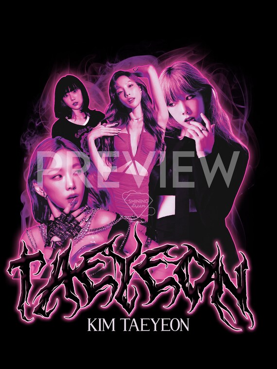 Taeyeon special Edition / T Shirt Design digital Download - Etsy