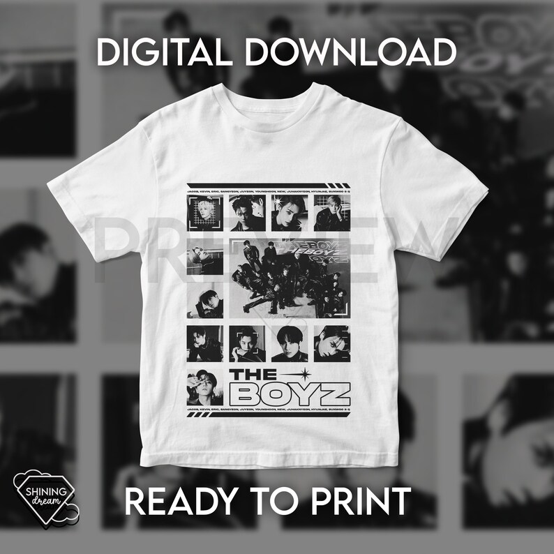 The Boyz / T- Shirt Design (digital Download, Ready to Print ...