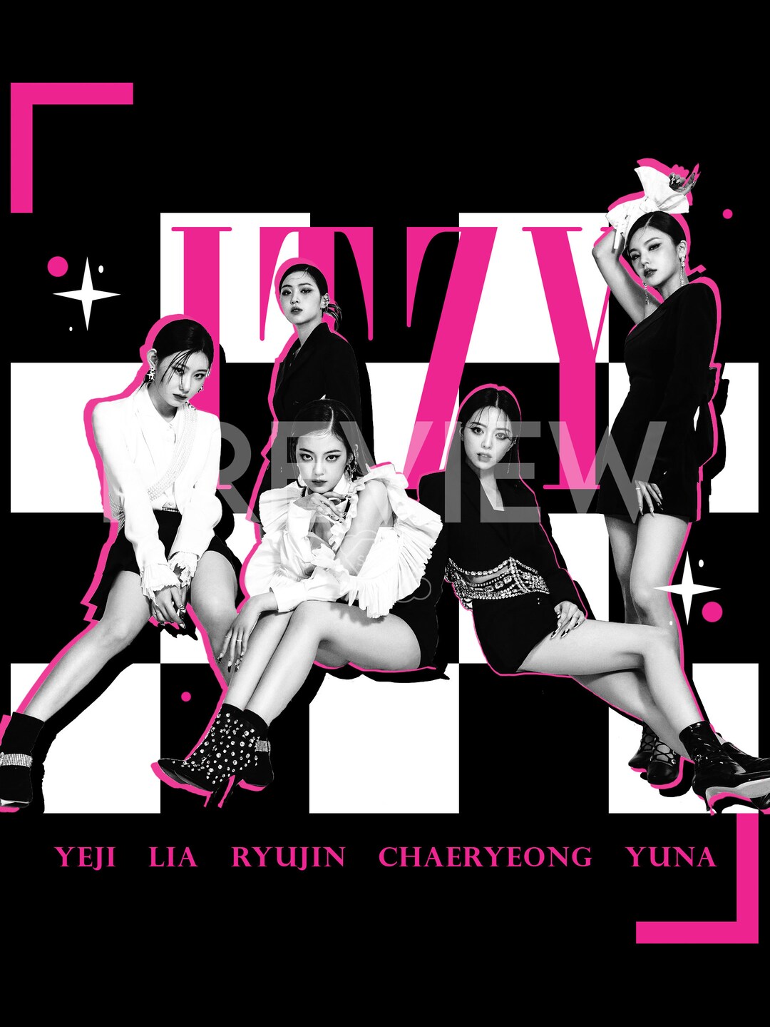 Itzy 있지 / T Shirt Design digital Download Ready to Print / - Etsy