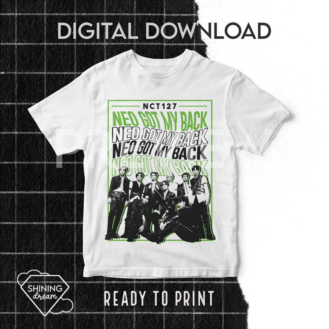 Neo Got My Back Nct 127 / T Shirt Design digital Download - Etsy