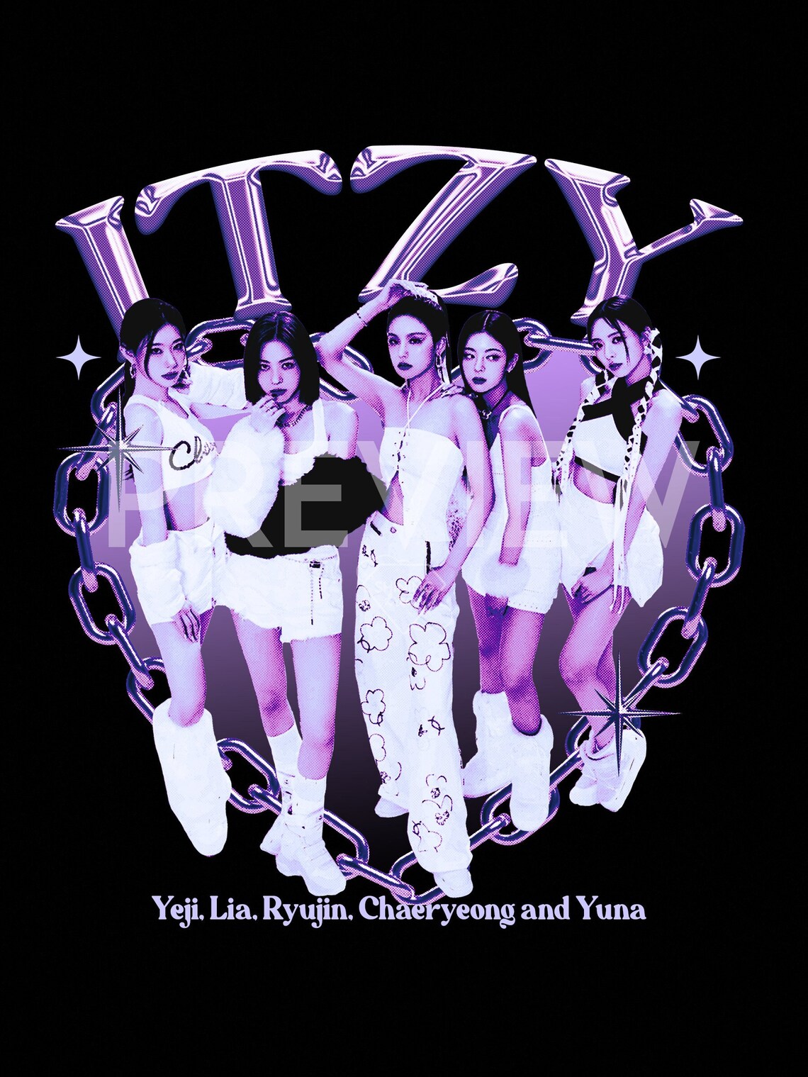 Itzy 있지 / T Shirt Design digital Download Ready to Print / - Etsy