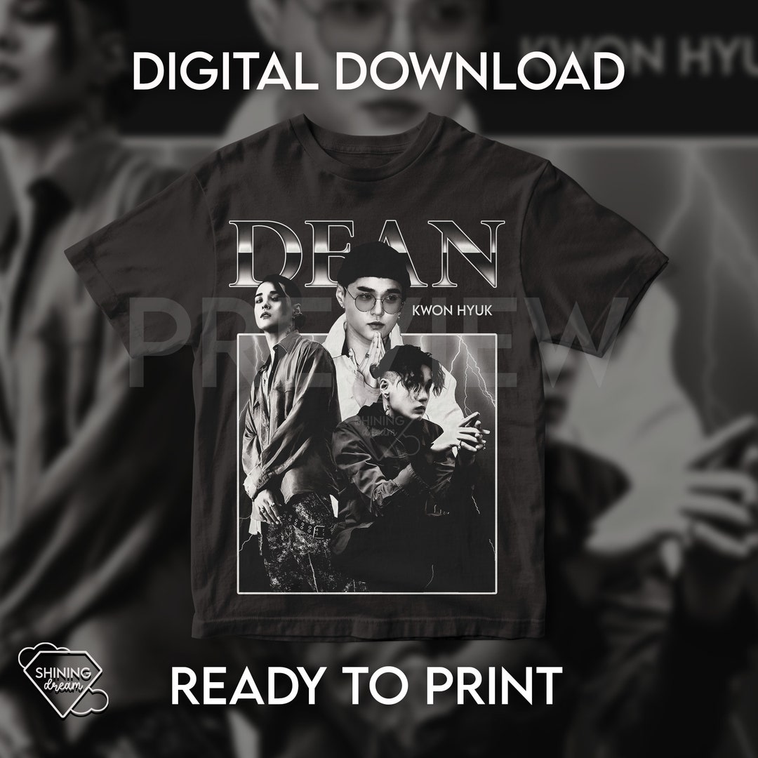 Dean / T- Shirt Design (digital Download, Ready to Print) / Includes ...