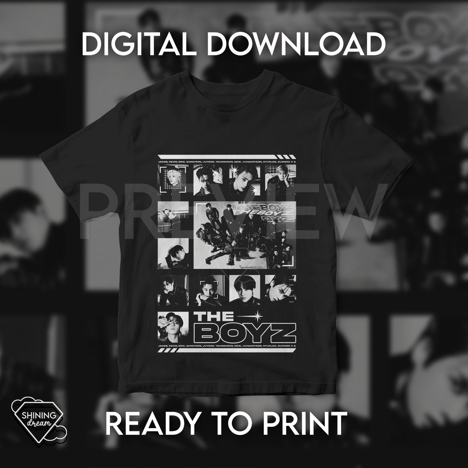 The Boyz / T- Shirt Design (digital Download, Ready to Print ...