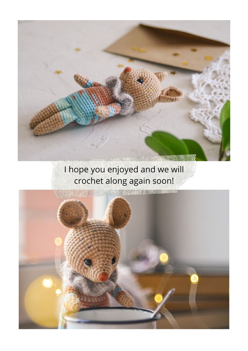 Amigurumi Pattern of MOUSE, Crochet Toy PDF PATTERN in English - Etsy