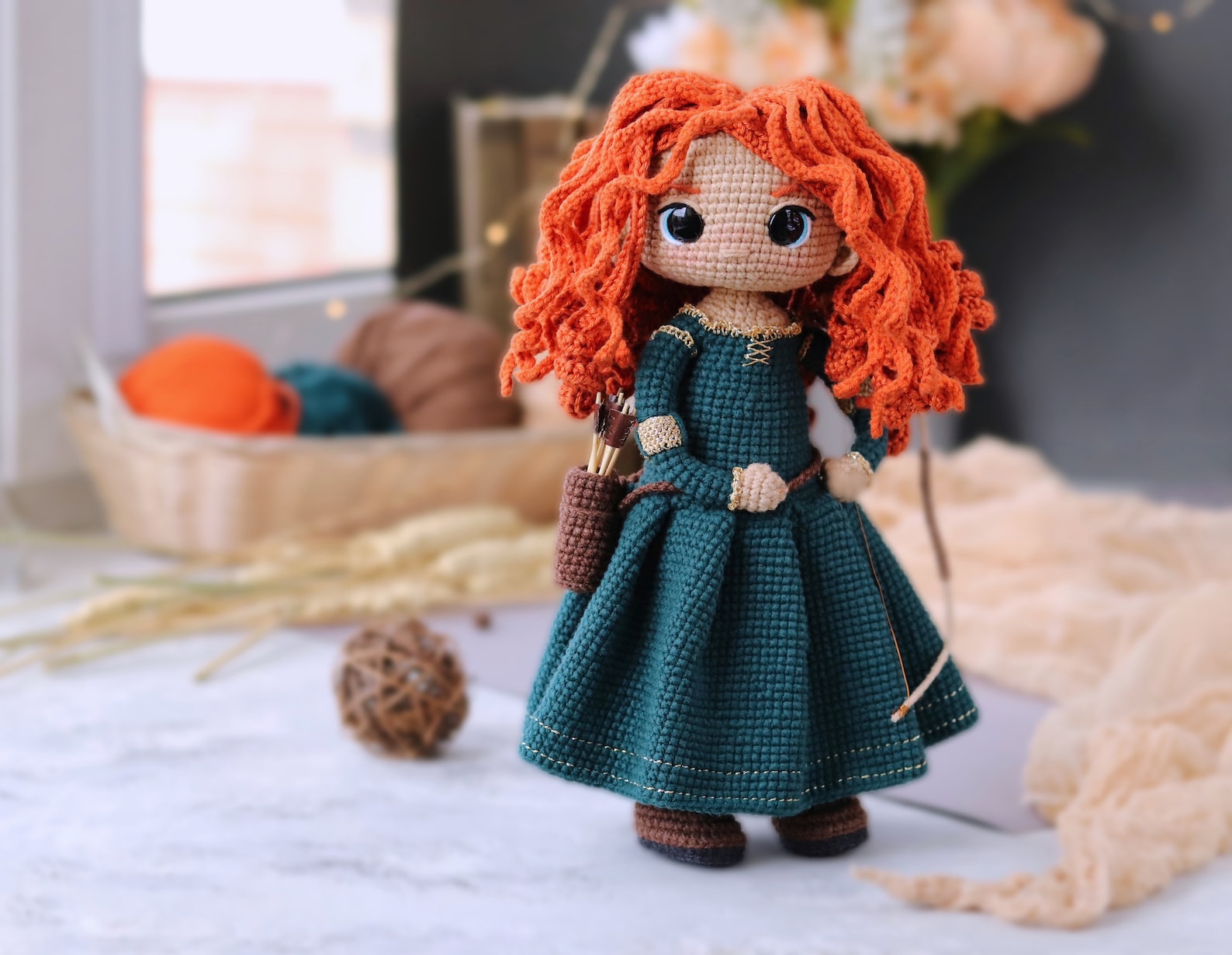 Crochet PATTERN the Doll With Arrows Amigurumi Doll Crochet Doll ...
