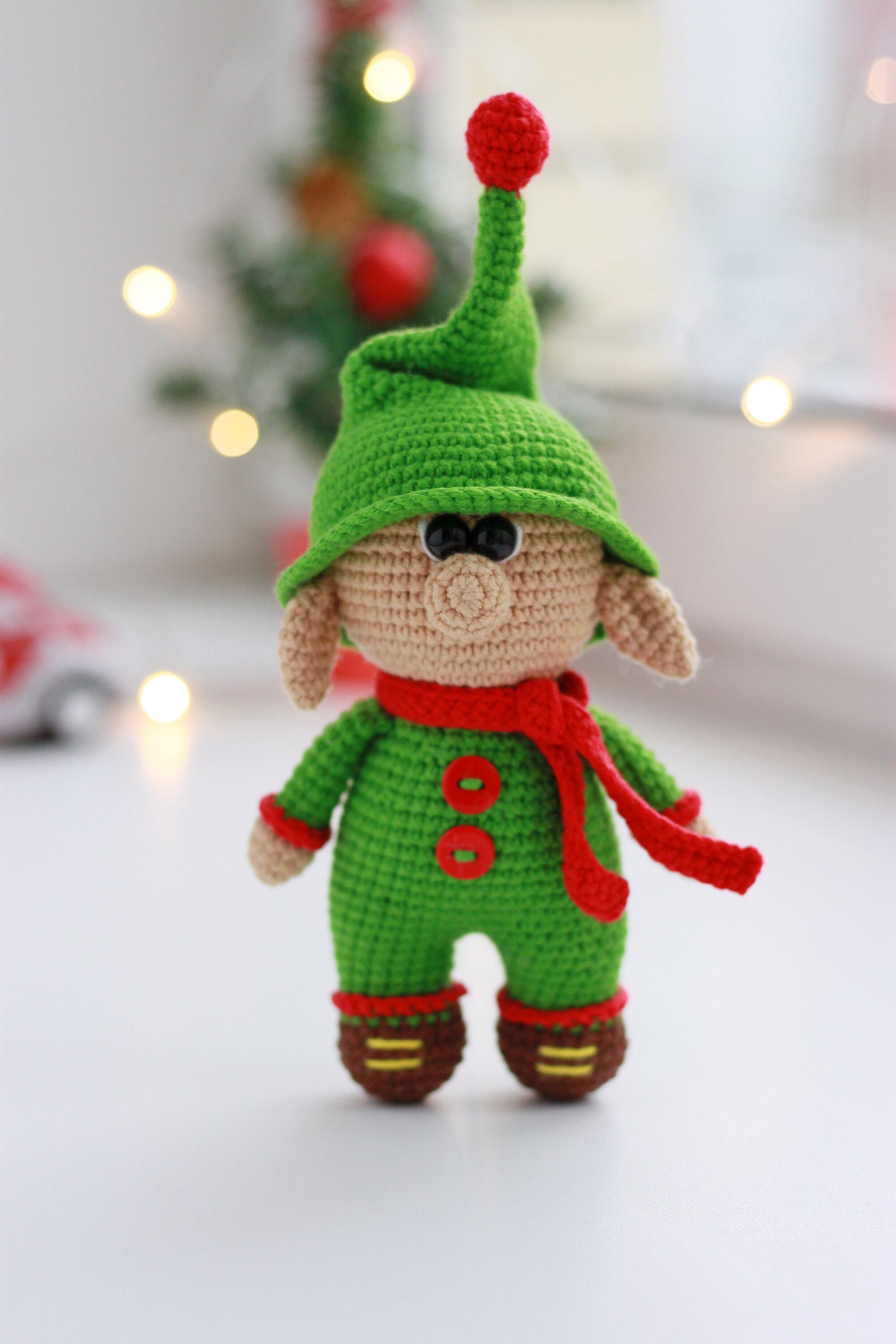 Crochet Pattern Elf / Amigurumi Christmas Elf / Pattern in - Etsy UK