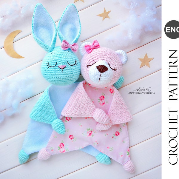 Bunny Lovey Crochet Pattern - Etsy
