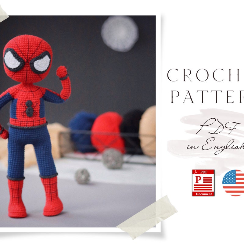 Spiderman Amigurumi - Etsy