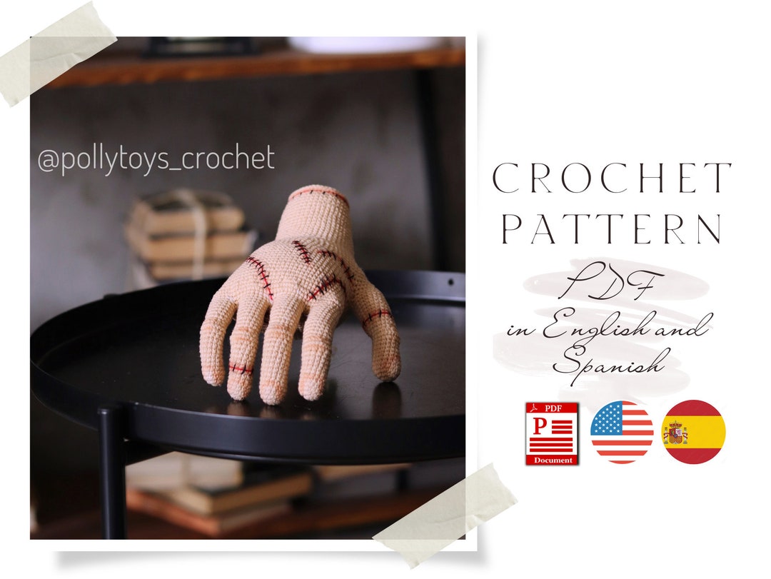 Amigurumi Doll Crochet Pattern: the Hand Toy (english/spanish PDF) - Etsy