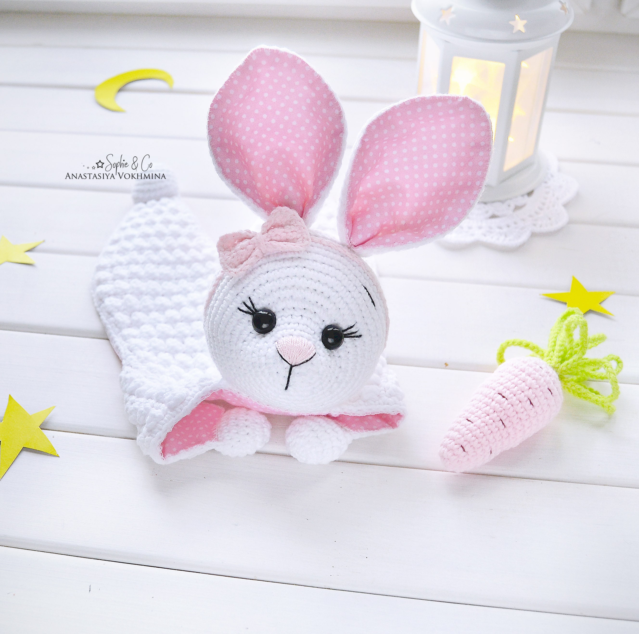 CROCHET PATTERN Comforter Bunny and Giraffe Sleeping Toy - Etsy UK