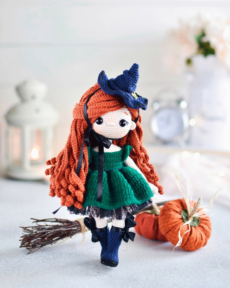 Crochet PATTERN Charlotte Witch Doll Halloween Doll - Etsy UK