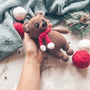 Crochet PATTERN Bear Barni Crochet Toy Amigurumi Toy Crochet Bear ...