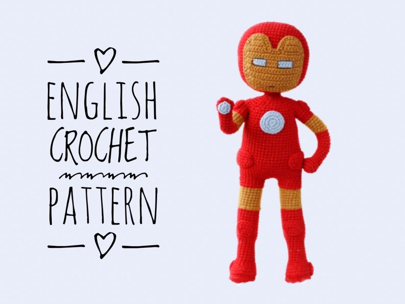 Crochet PATTERN Doll Superhero Amigurumi Doll Crochet Hero - Etsy