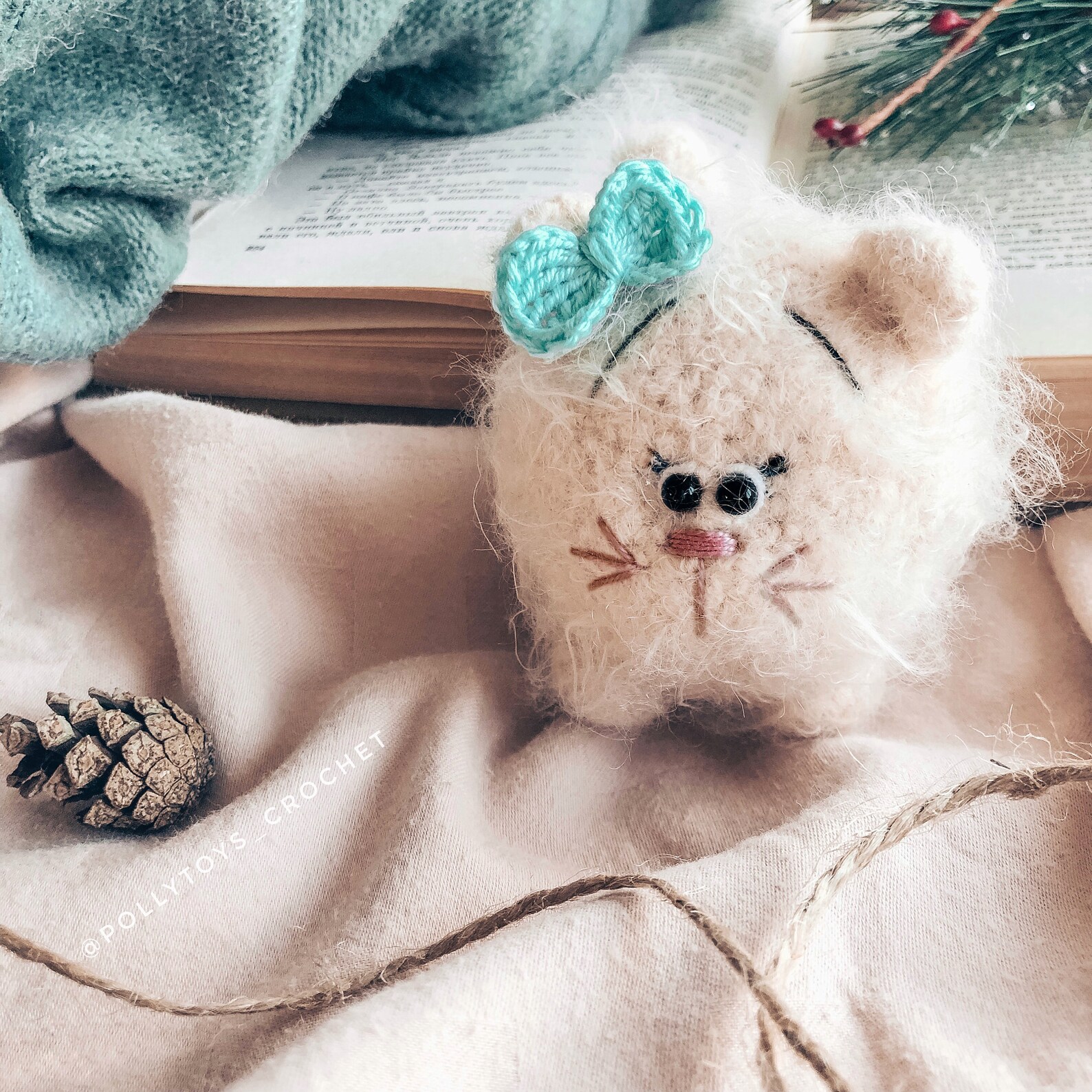 Crochet Fluffy Cat Amigurumi Pattern: Handmade Toy (PDF Pattern) - Etsy