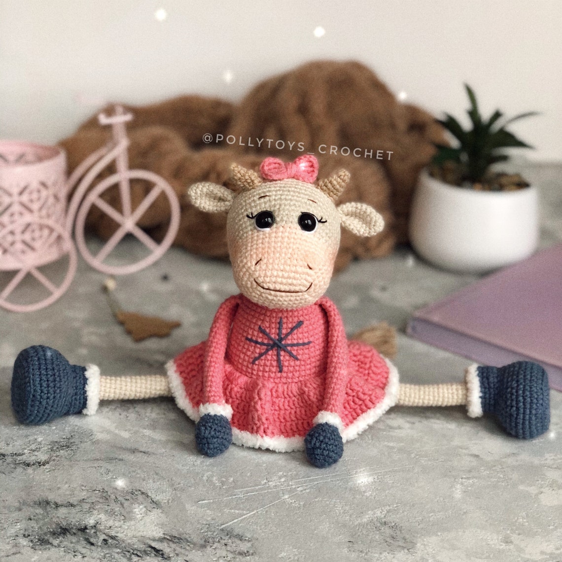 Crochet PATTERN Cow and Bull Crochet Toy Amigurumi Toy Crochet - Etsy