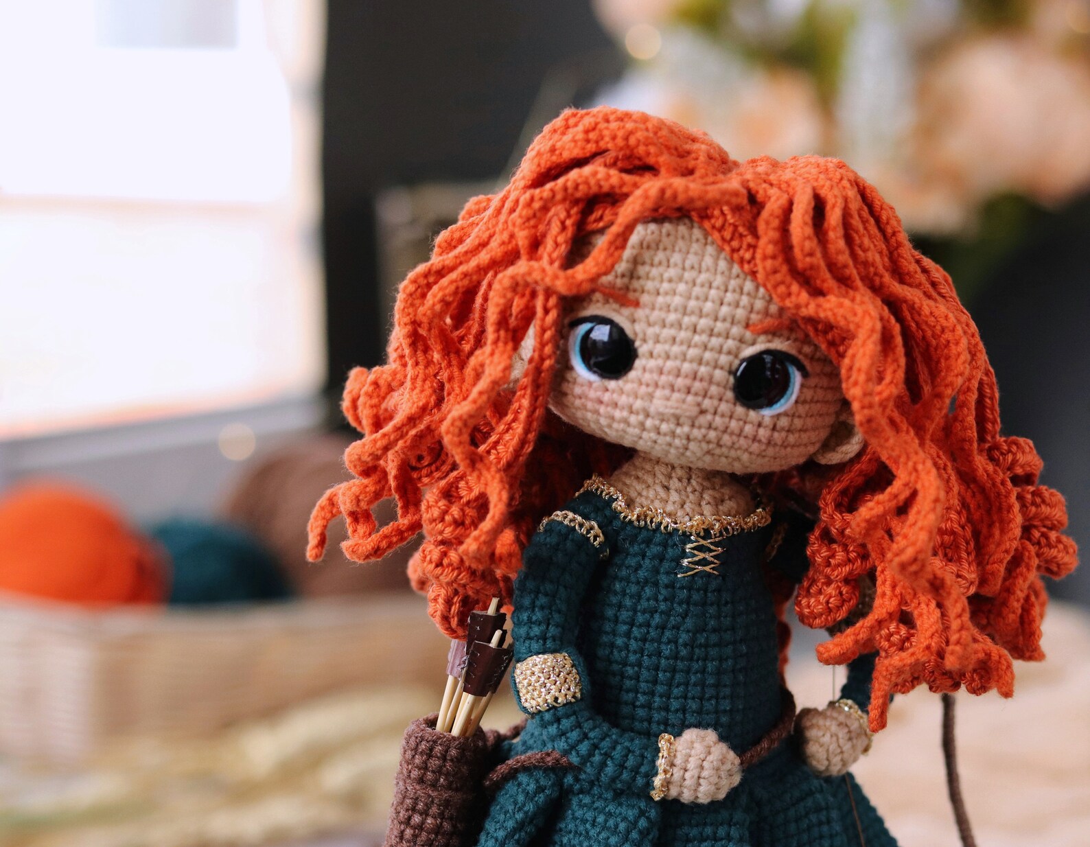 Crochet PATTERN the Doll With Arrows Amigurumi Doll Crochet Doll ...