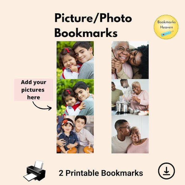 Photo Bookmark - Etsy