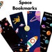 Set of Bookmarks Space, Planets Printable Bookmarks, Outer Space ...