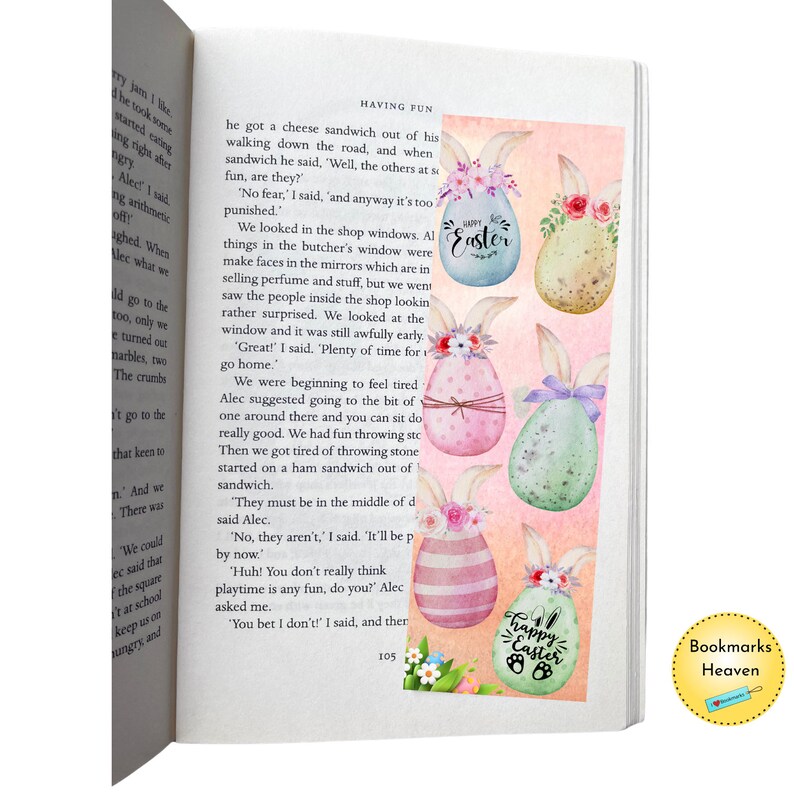 Happy Easter Printable Bookmarks for Kids Easter Bookmarks - Etsy