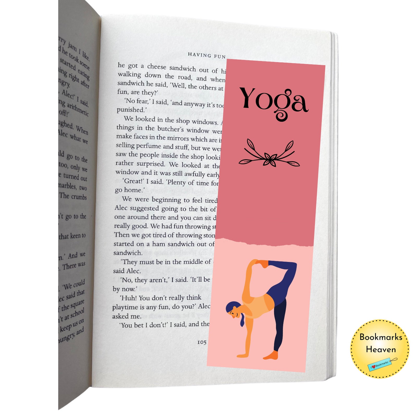 Yoga Bookmark Set of 4 Printable, Mindfulness Bookmarks for Women, Yoga ...