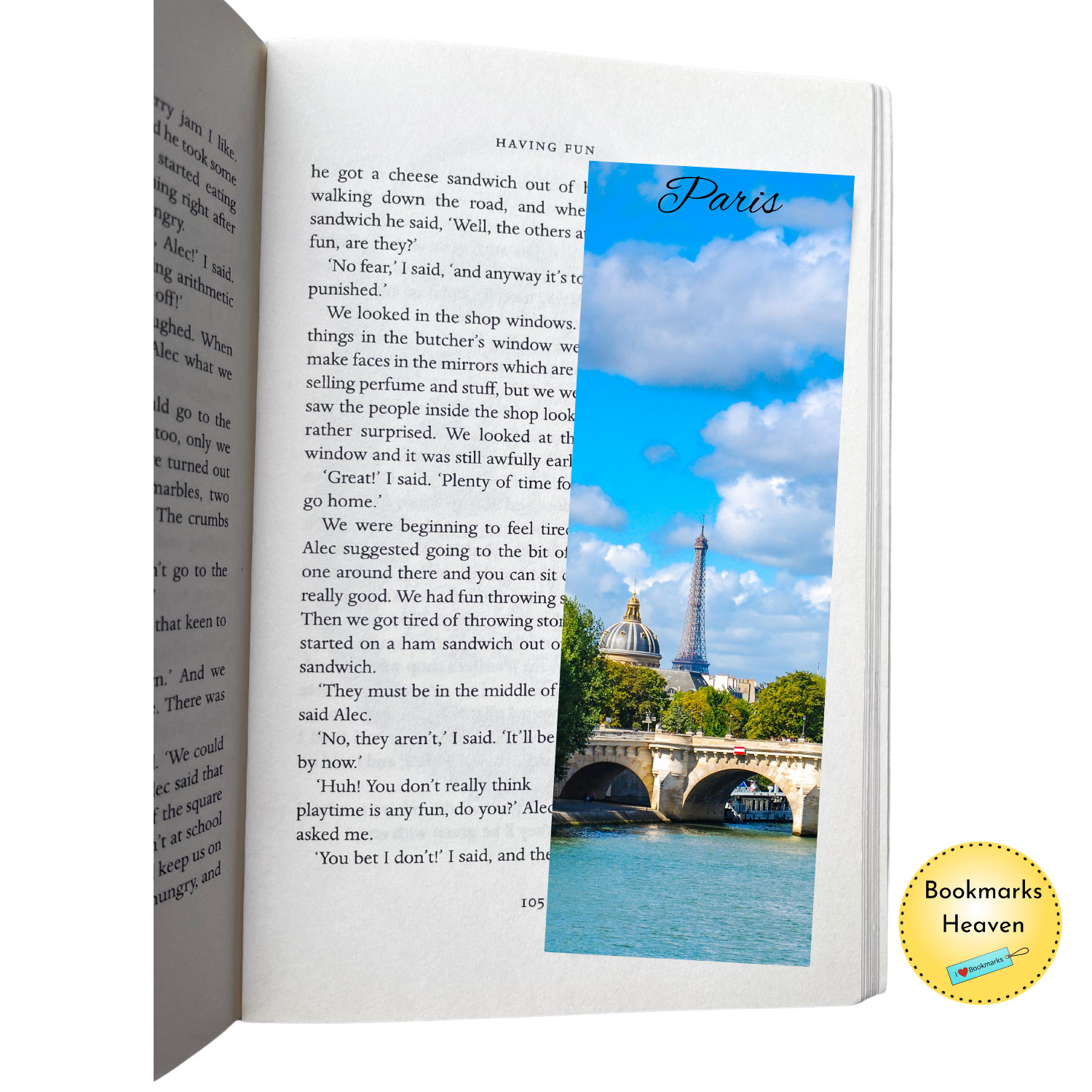Eiffel Tower Bookmark French Bookmark Parisian Gift Book - Etsy