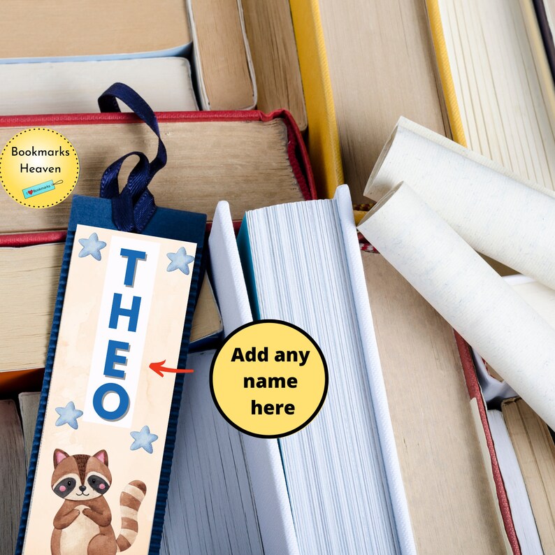 Custom Printable Bookmarks , Printable Bookmarks Template, Kids ...
