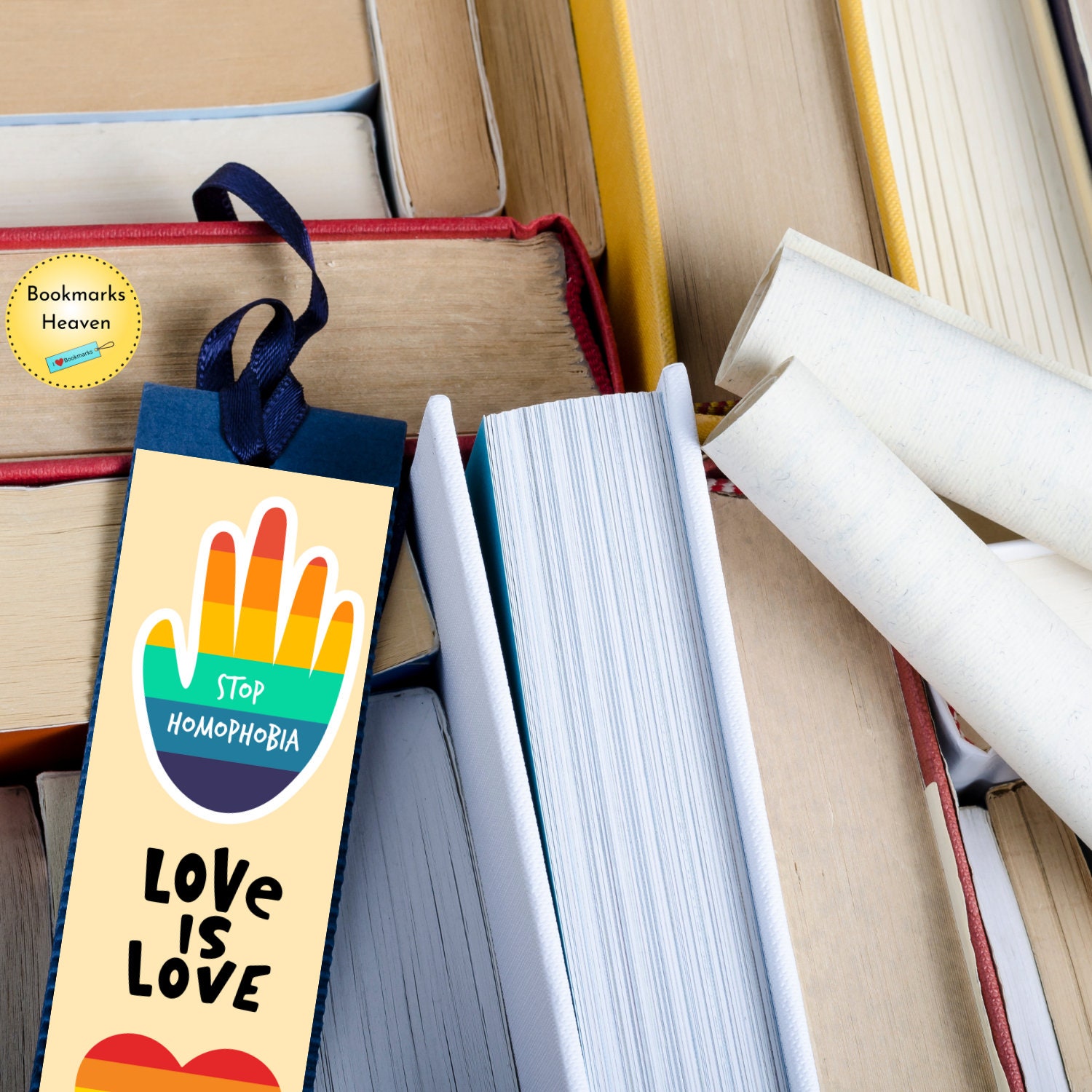 Pride for All Pride Bookmark, Printable Pride Bookmarks, LGBTQ ...