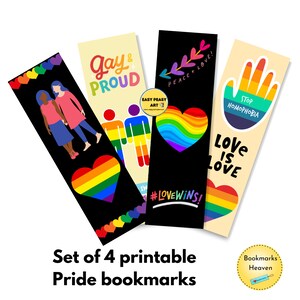 Pride for All Pride Bookmark, Printable Pride Bookmarks, LGBTQ ...