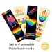 Pride for All Pride Bookmark, Printable Pride Bookmarks, LGBTQ ...