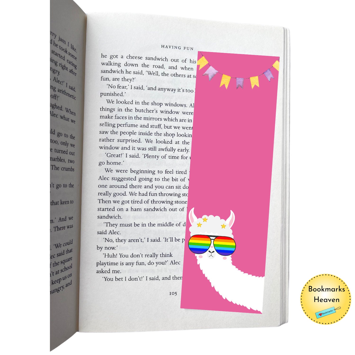 Llama Bookmarks Printable, Cute Bookmarks for Women, Llama Bookmarks ...