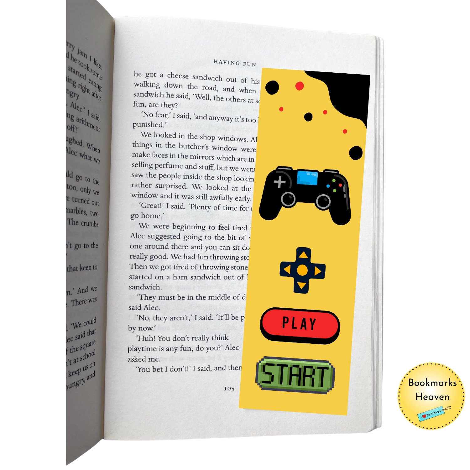Gamer Bookmark Printable, Bookish Gifts for Kids, Kids Bookmarks ...