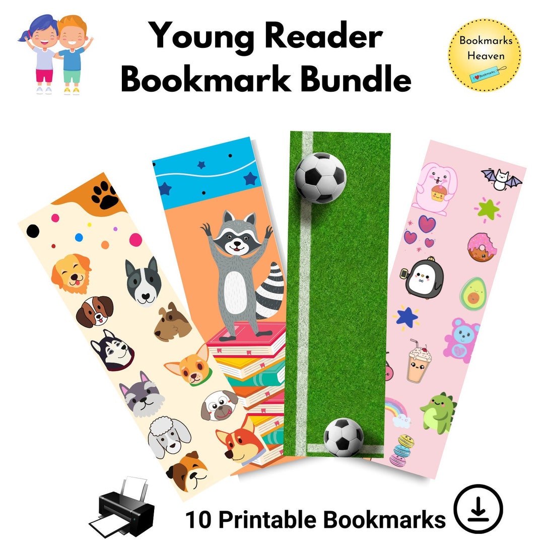 Printable Bookmarks for Kids Bundle, Classroom Digital Download ...