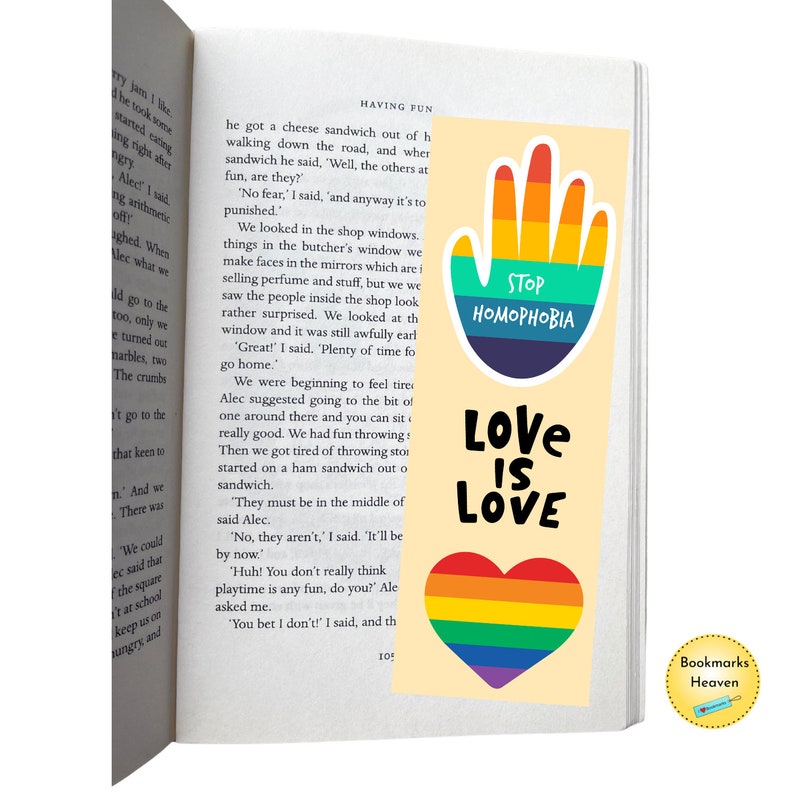 Pride for All Pride Bookmark, Printable Pride Bookmarks, LGBTQ ...