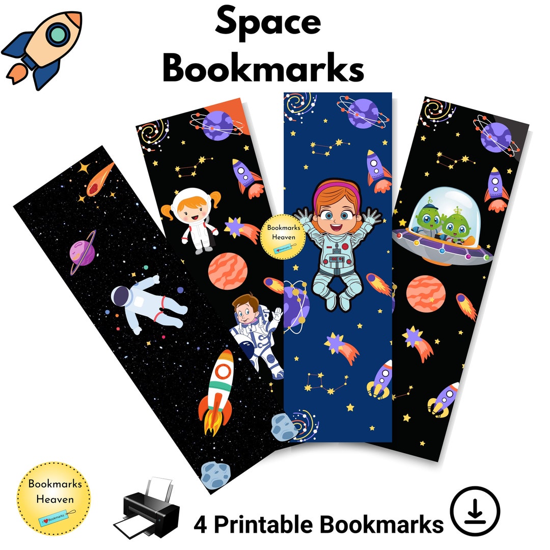 Space Bookmark for Kids, Outer Space Gift for Kids, Reading Gift for ...