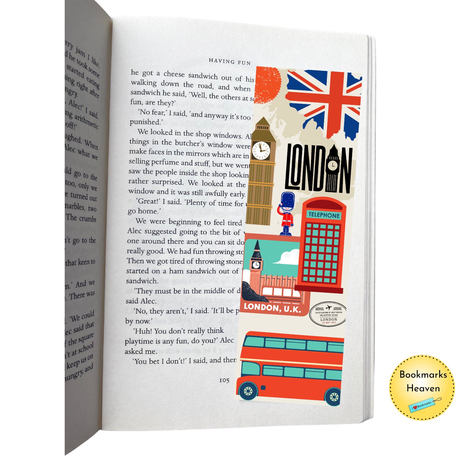 London Bookmarks Printable, London Gifts, Printable London Bookmarks ...