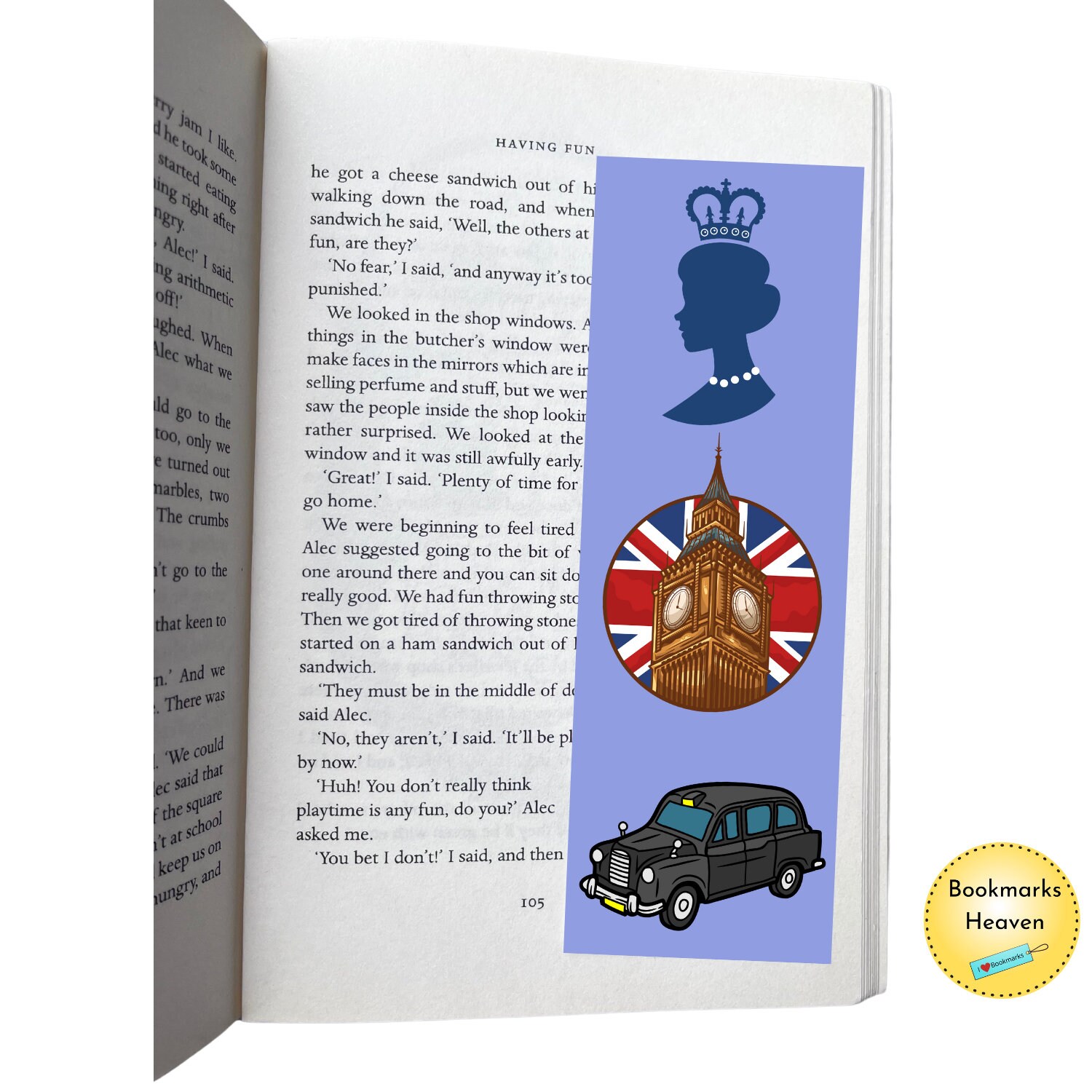 London Bookmark Set of 4 Printable, London Gifts, Printable London ...