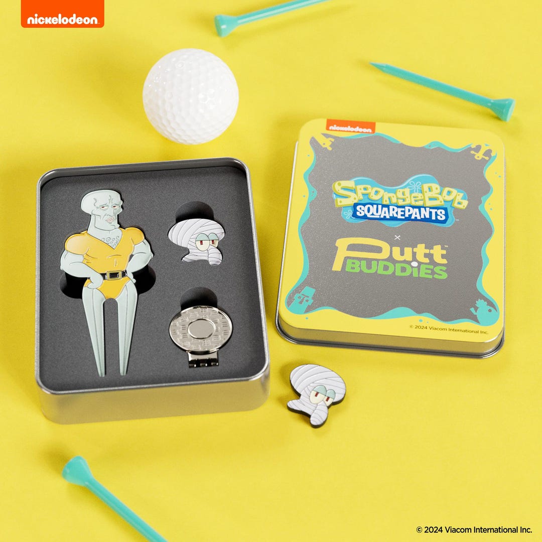 Spongebob X Puttbuddies - Handsome Squidward Divot Tool W/ Attachable ...