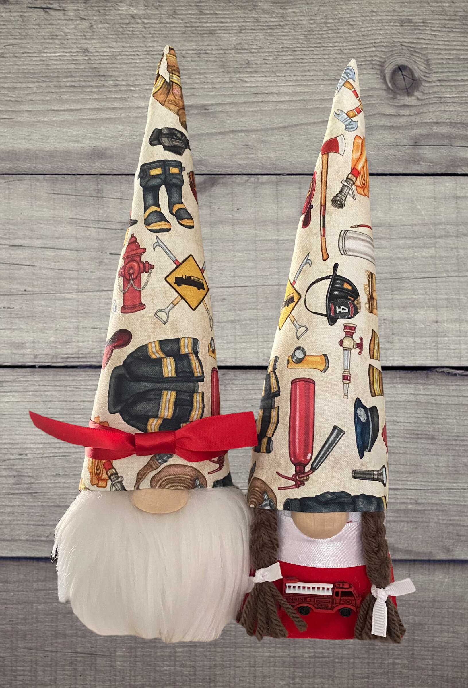 Firefighter Gnomes, Police Officer Gnomes - Etsy