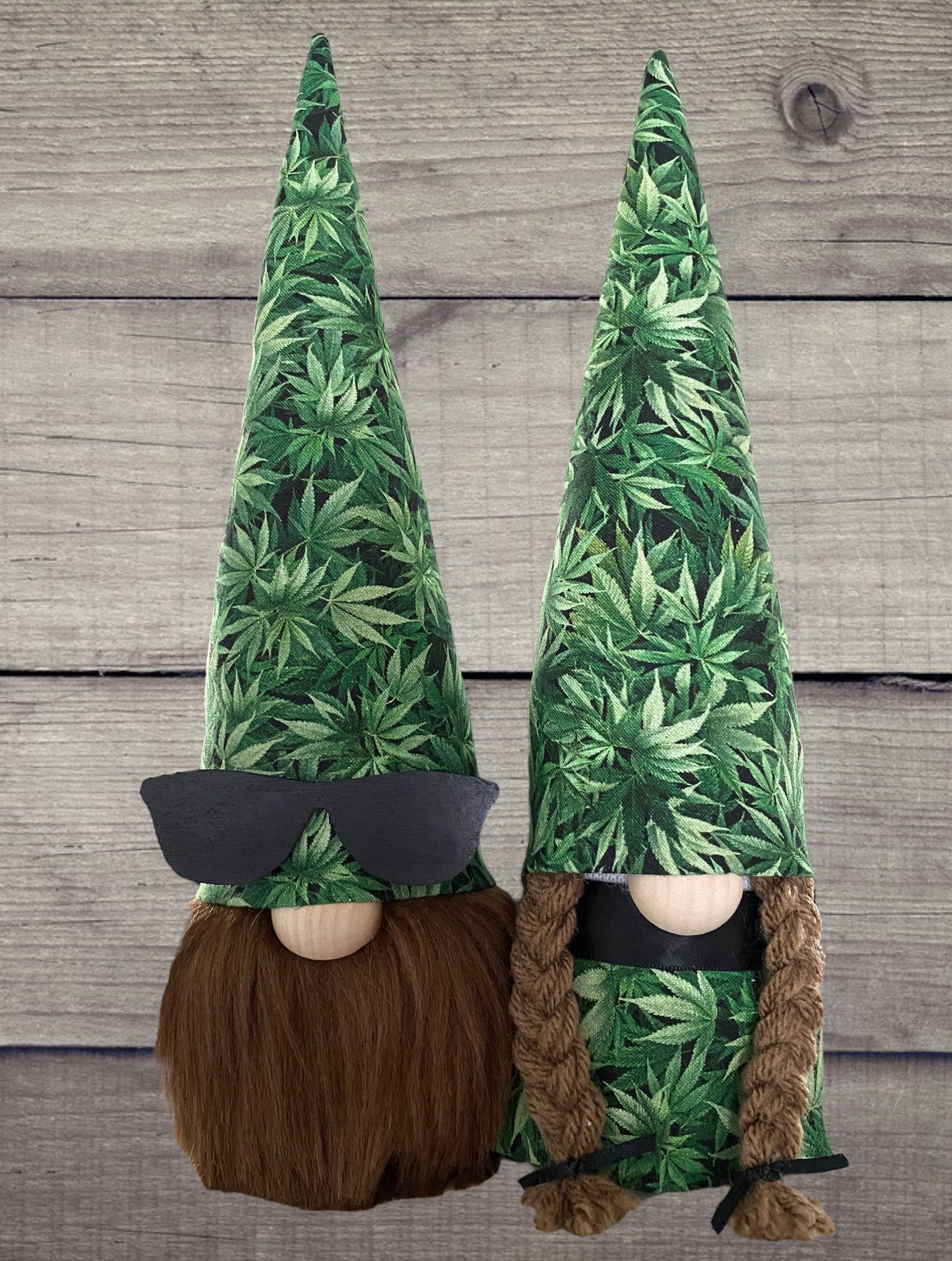 Marijuana Weed Gnomes, Cannabis Stoner Gnomes - Etsy