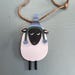 Grumpy Sheep With Hat Hanging Christmas Decoration - Etsy UK