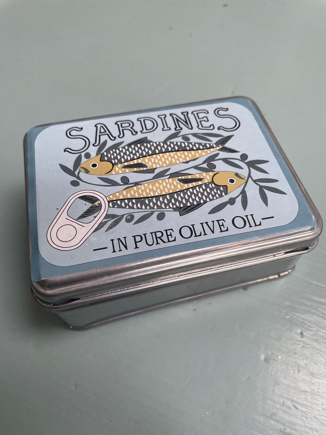 Wooden Sardines in a Tin - Etsy UK