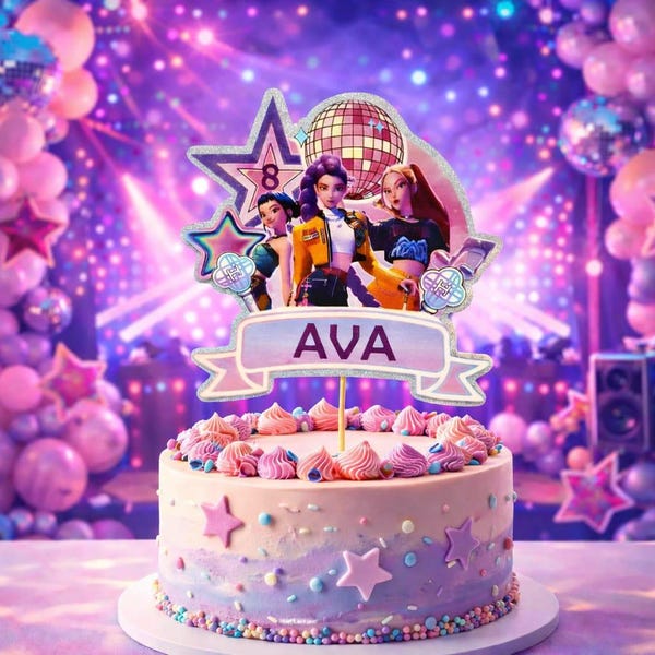 Huntrix Cake.topper - Etsy UK