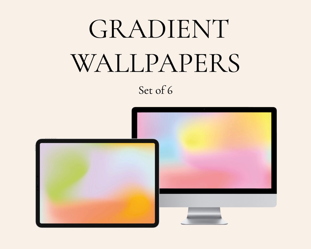 Gradient Minimalistic Desktop Wallpaper, MacBook Wallpaper, iPad ...