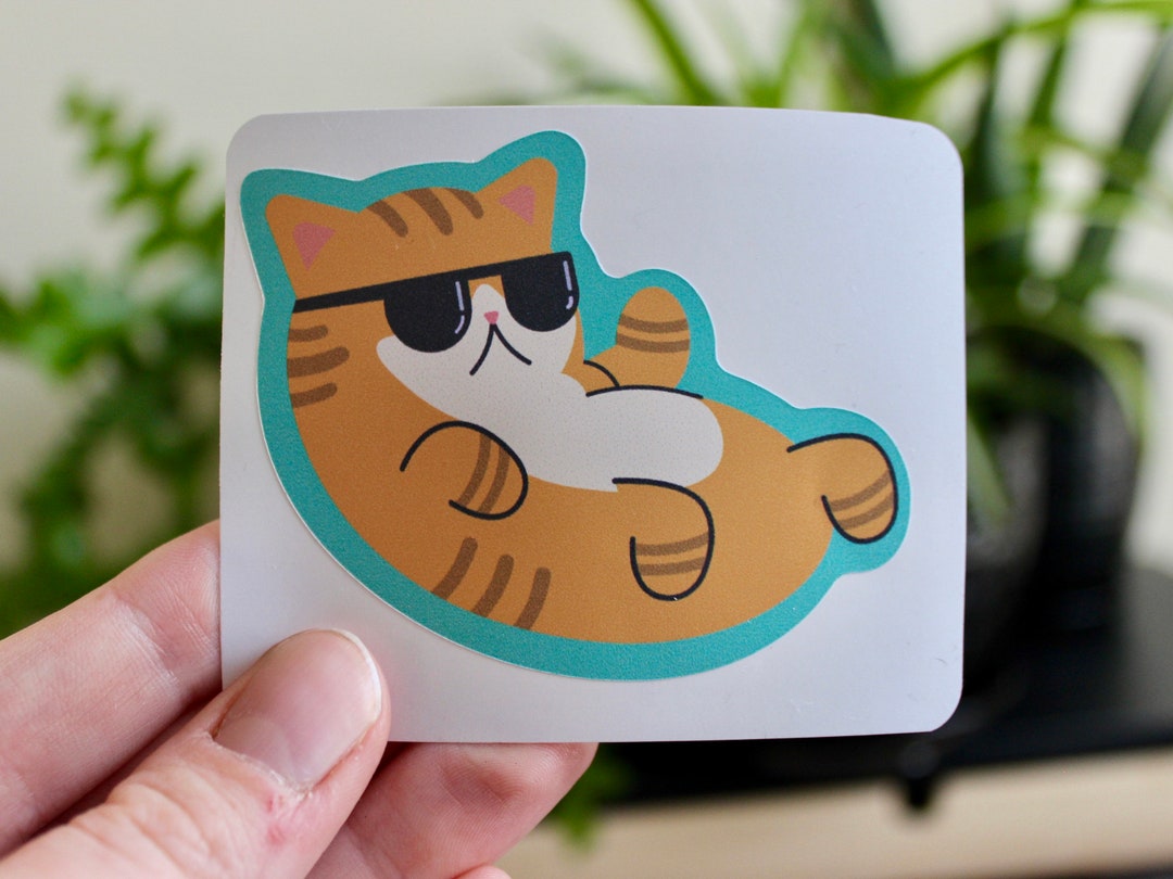 Jelly Bean Cat Breeds Vinyl Sticker - Etsy