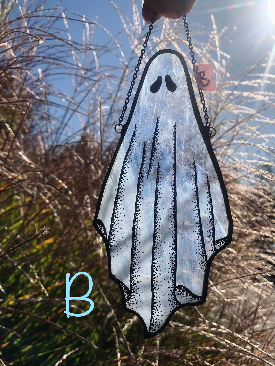Classic Ghost Sun Catcher - Etsy