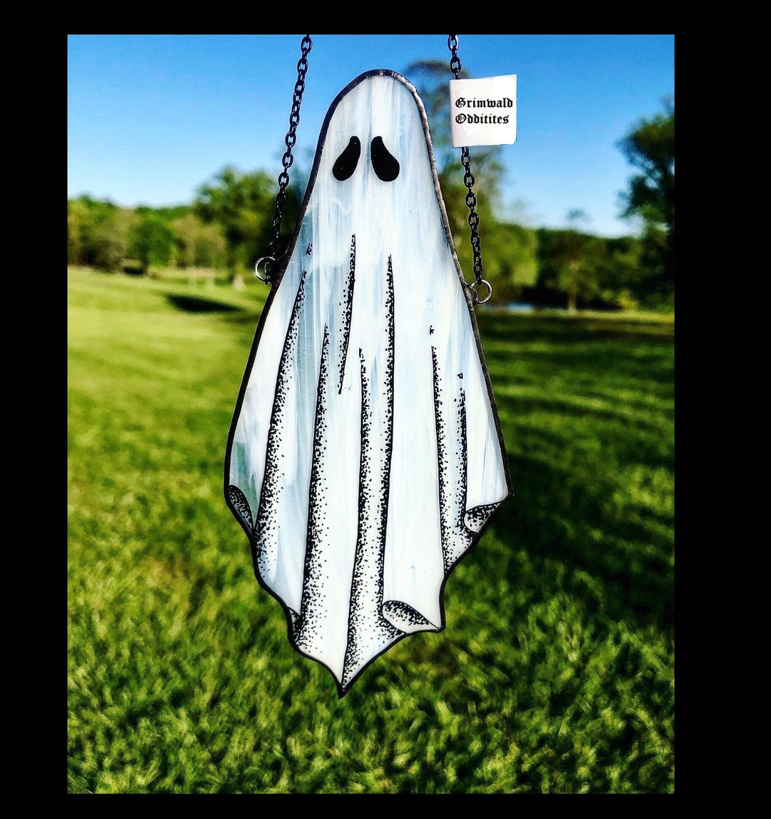 Classic Ghost Sun Catcher - Etsy