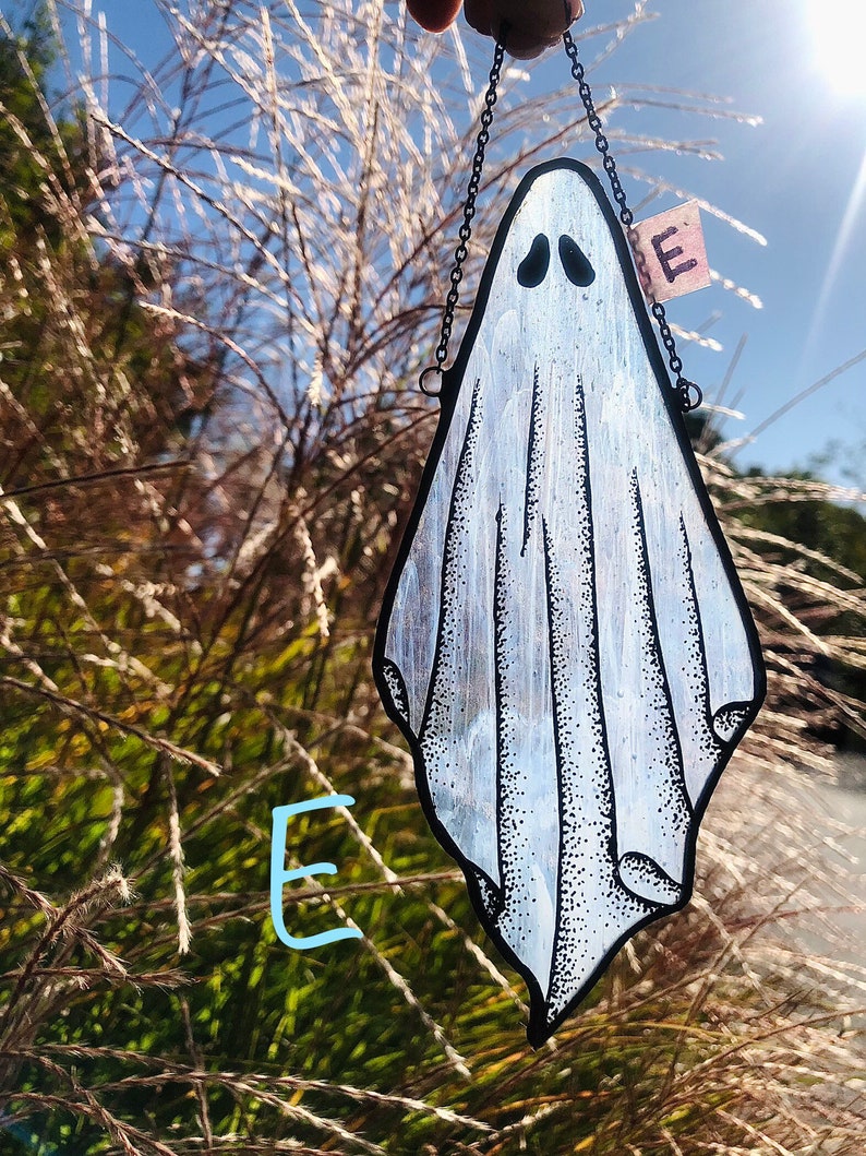 Classic Ghost Sun Catcher - Etsy