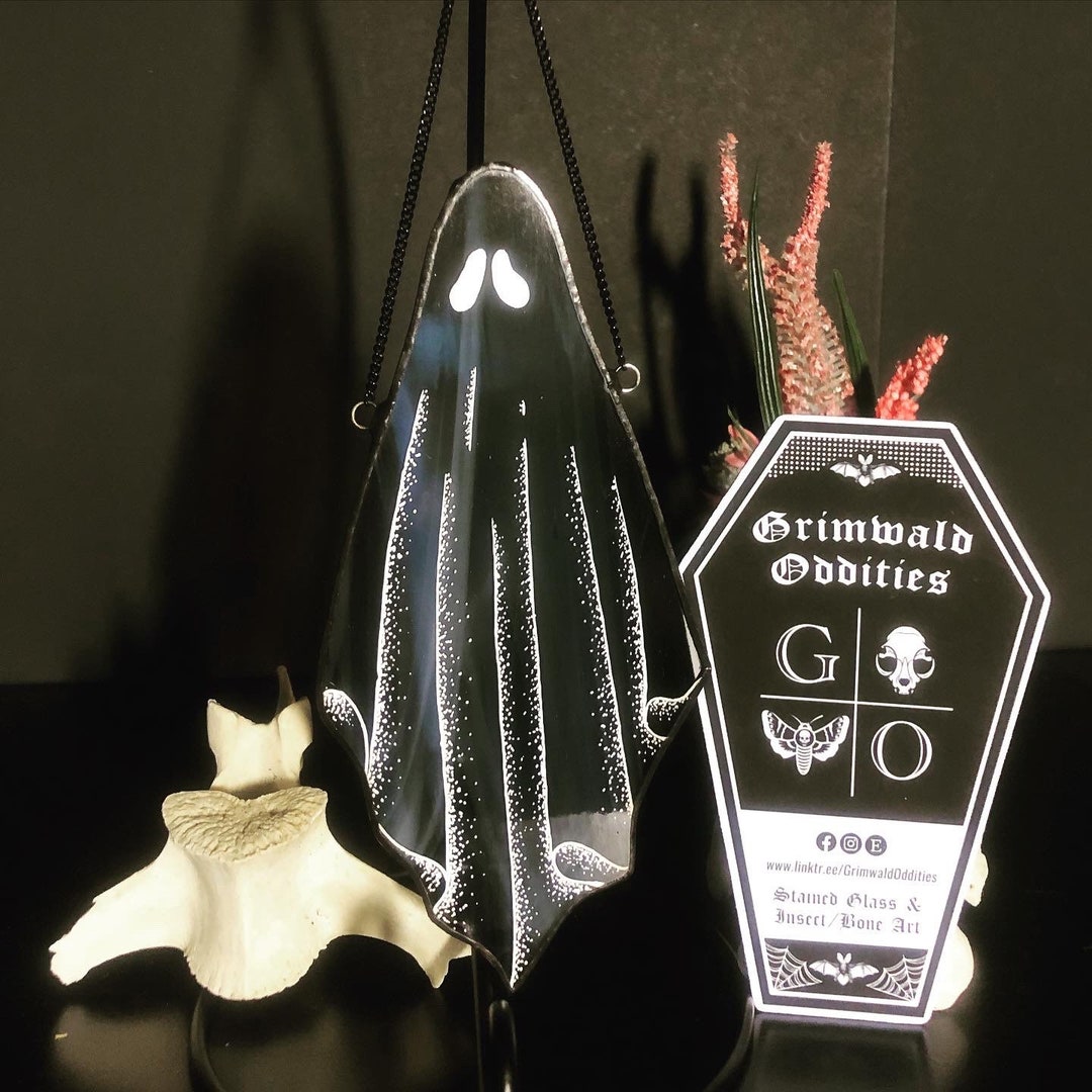 Ghost Negative Sun Catcher - Etsy