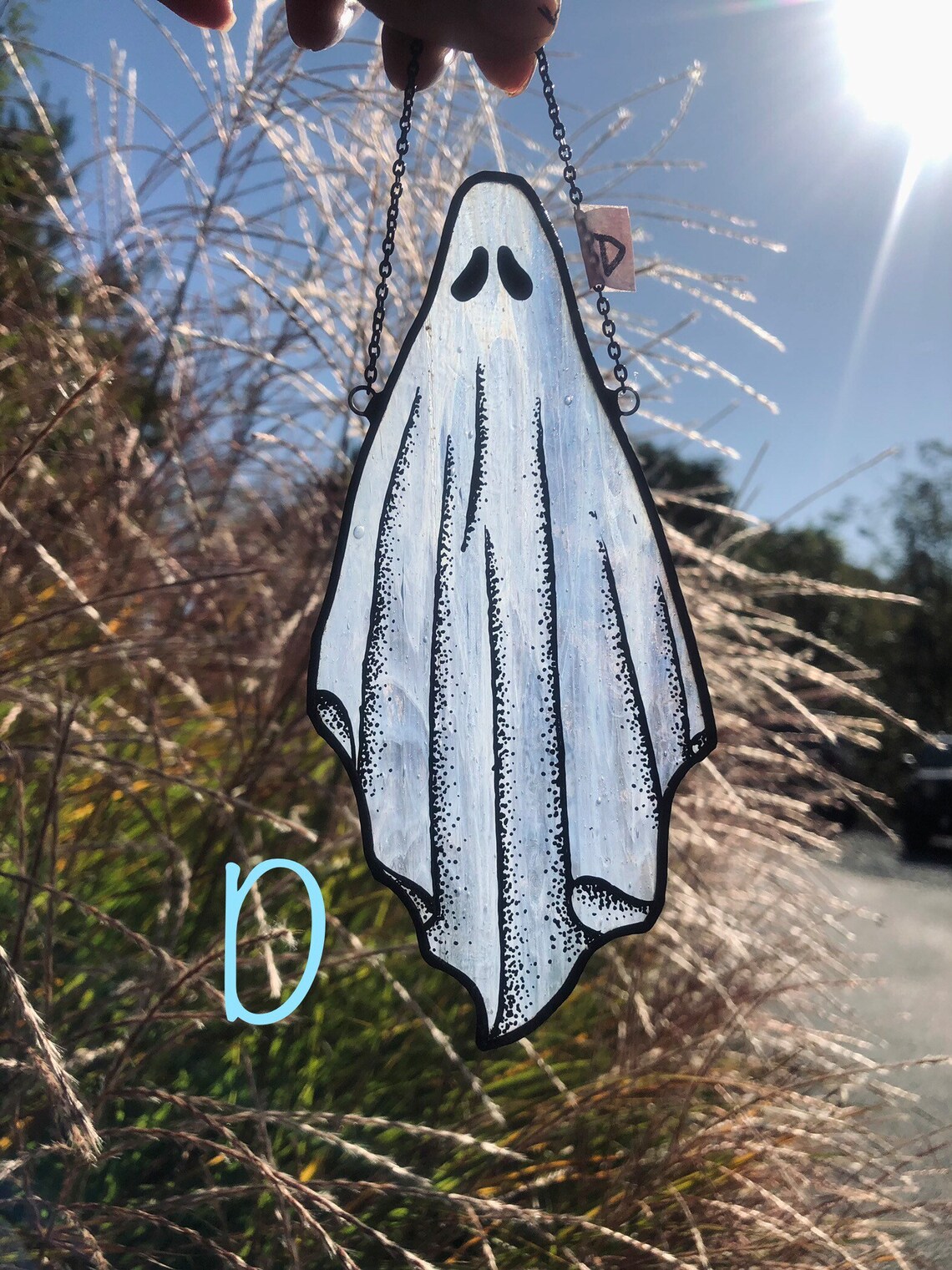 Classic Ghost Sun Catcher - Etsy