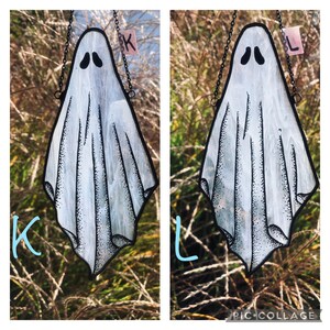 Classic Ghost Sun Catcher - Etsy